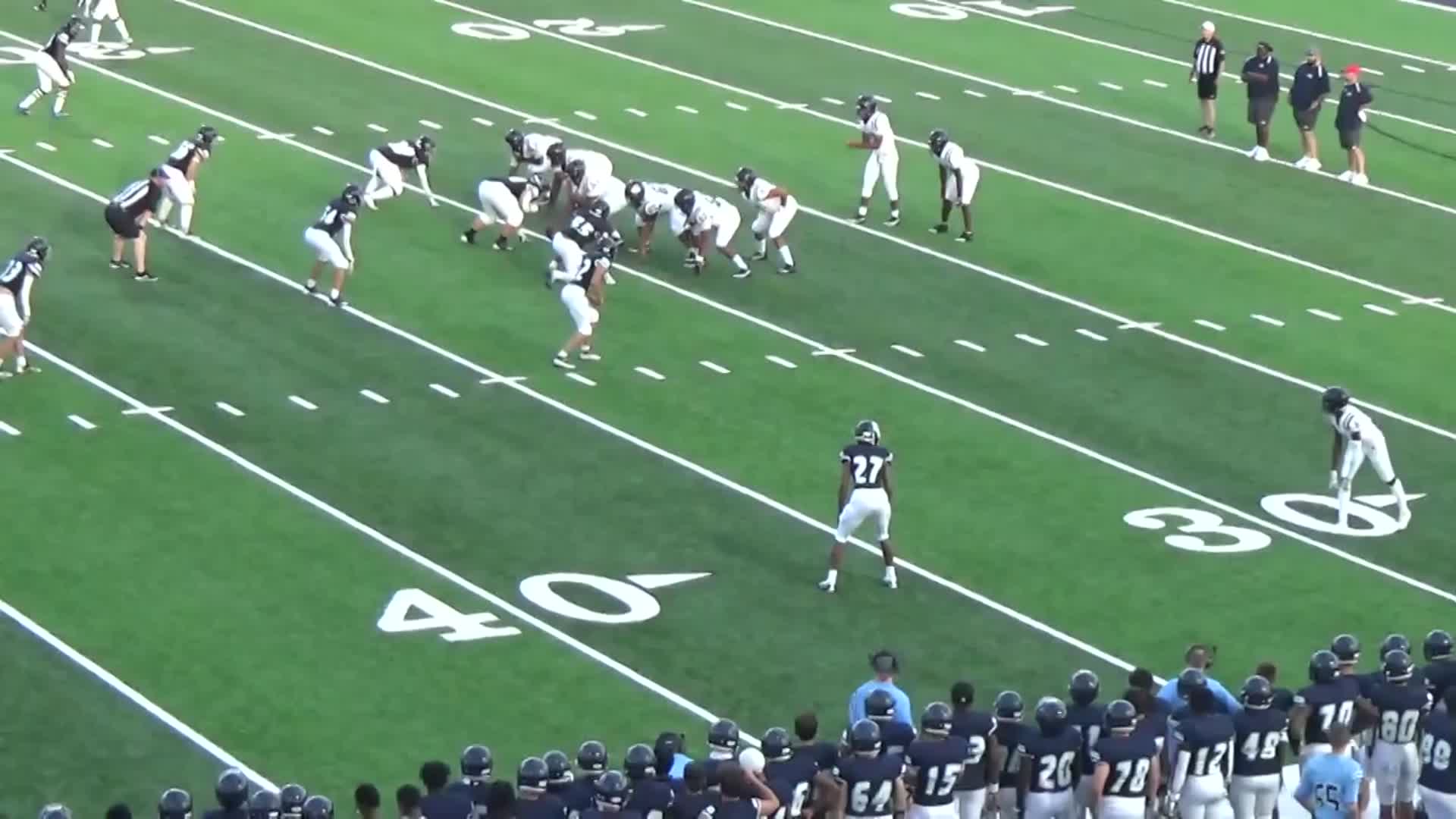 1st Varsity Scrimmage - Kaleb Tucker highlights - Hudl