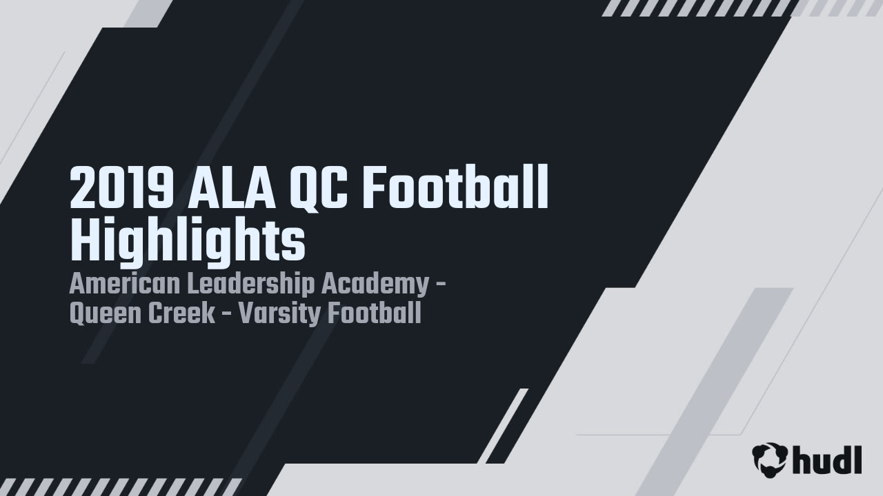 2019 ALA QC Football Highlights - American Leadership highlights - Hudl