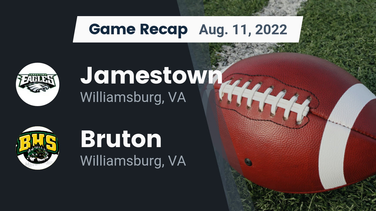 Recap: Jamestown vs. Bruton 2022 - Jamestown High highlights - Hudl