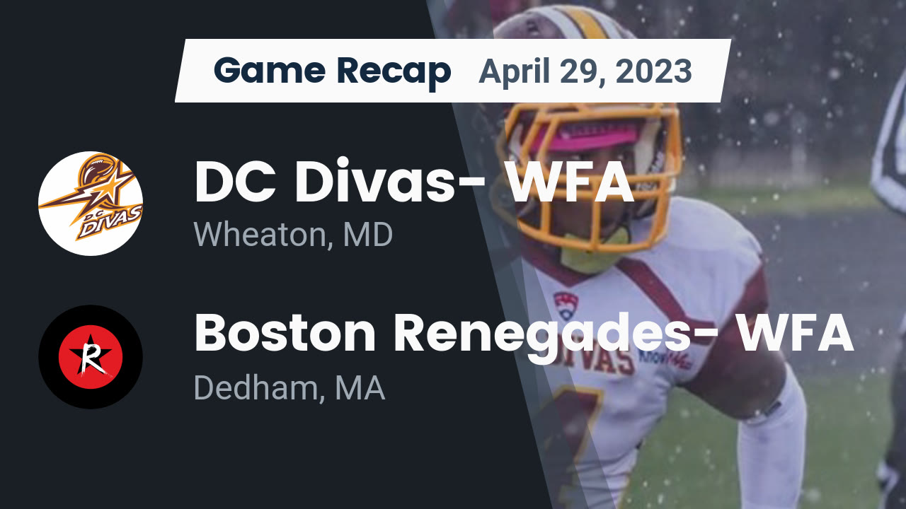 Recap: DC Divas- WFA vs. Boston Renegades- WFA 2023 - DC Divas ...