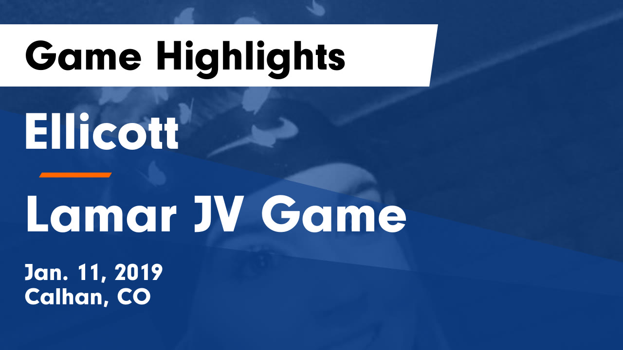 Ellicott vs Lamar JV Game Game Highlights - Jan. 11, 2019 - Ellicott ...
