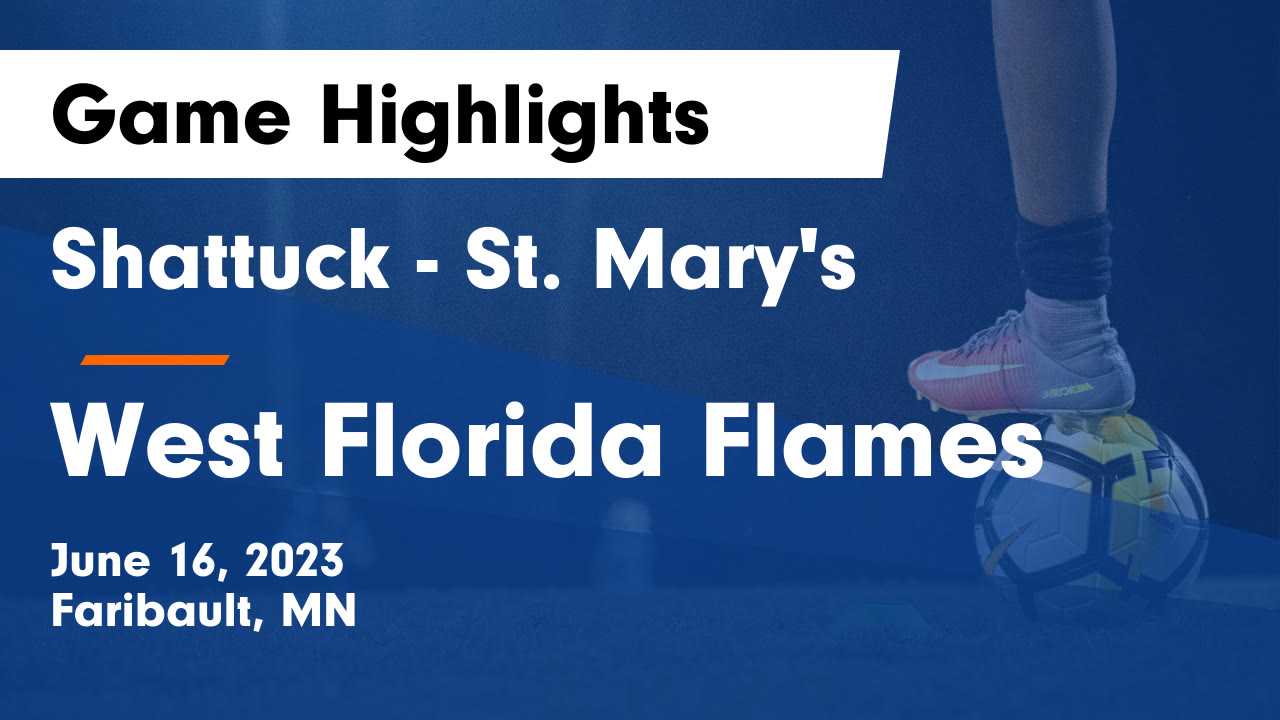 Shattuck - St. Mary's vs West Florida Flames Game Highlights - June 16 ...