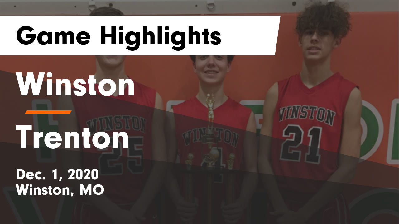 Winston vs Trenton Game Highlights - Dec. 1, 2020 - Winston High School ...