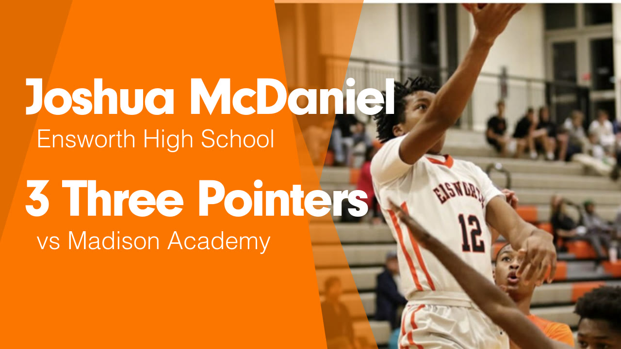 3 Three Pointers vs Madison Academy - Joshua McDaniel highlights - Hudl