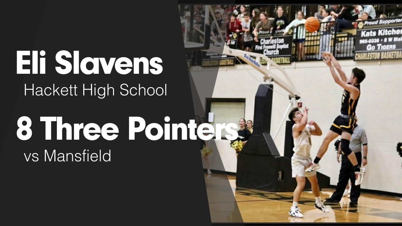 8 Three Pointers vs Mansfield - Eli Slavens highlights - Hudl