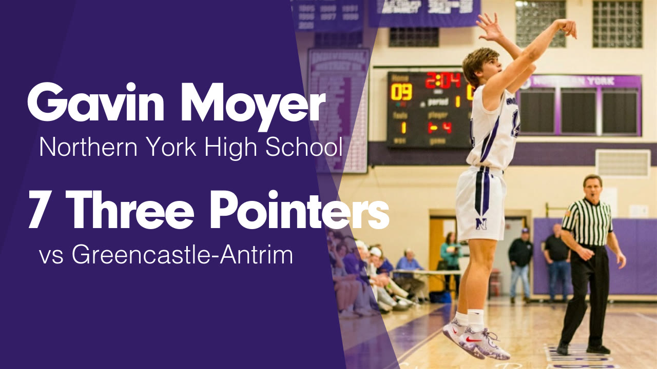 7 Three Pointers vs Greencastle-Antrim - Gavin Moyer highlights - Hudl
