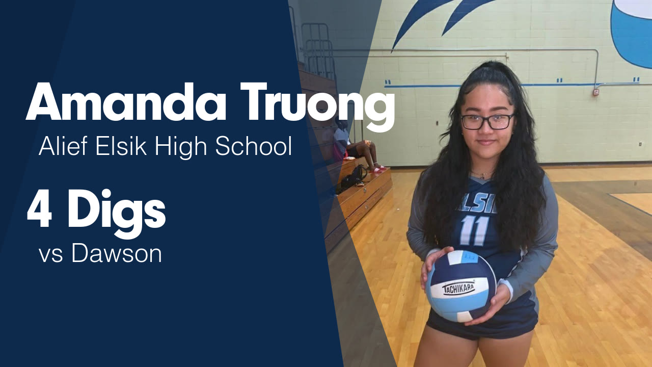 4 Digs vs Dawson - Amanda Truong highlights - Hudl