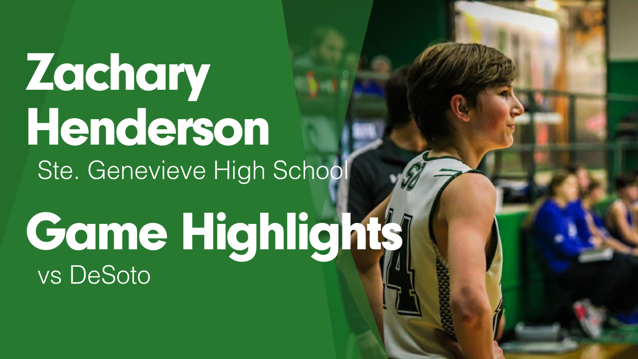 Game Highlights vs DeSoto - Zachary Henderson highlights - Hudl