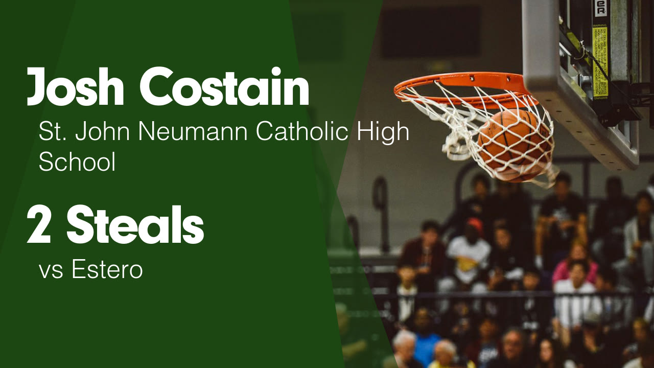 2 Steals vs Estero - Josh Costain highlights - Hudl