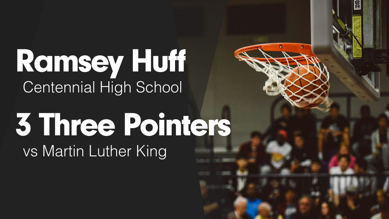 3 Three Pointers vs Martin Luther King - Ramsey Huff highlights - Hudl