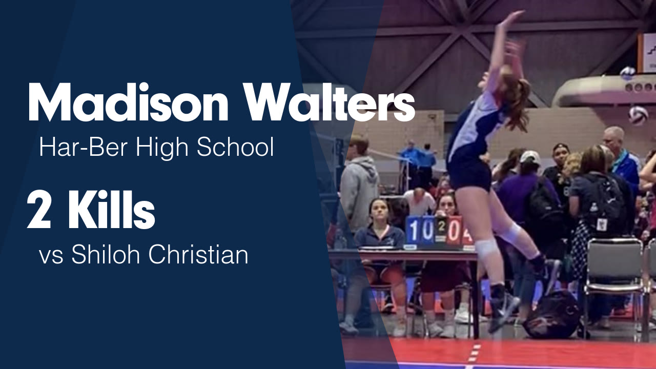 2 Kills vs Shiloh Christian - Madison Walters highlights - Hudl