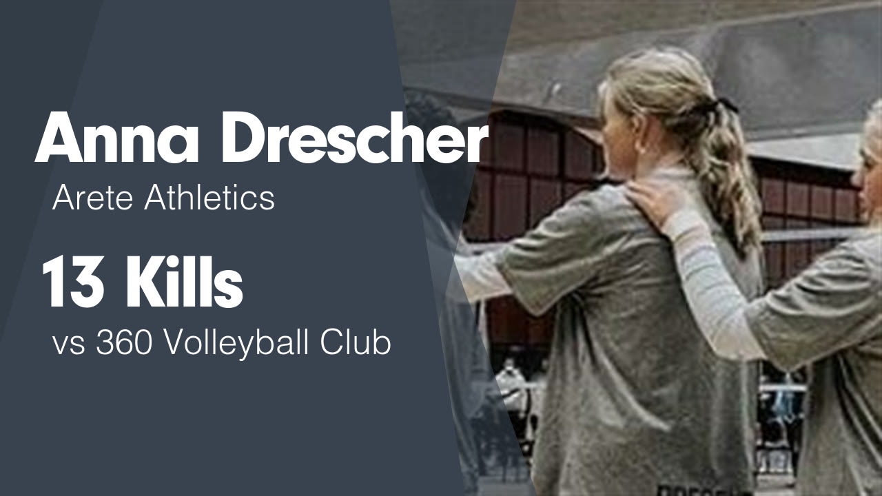 13 Kills vs 360 Volleyball Club - Anna Drescher highlights - Hudl