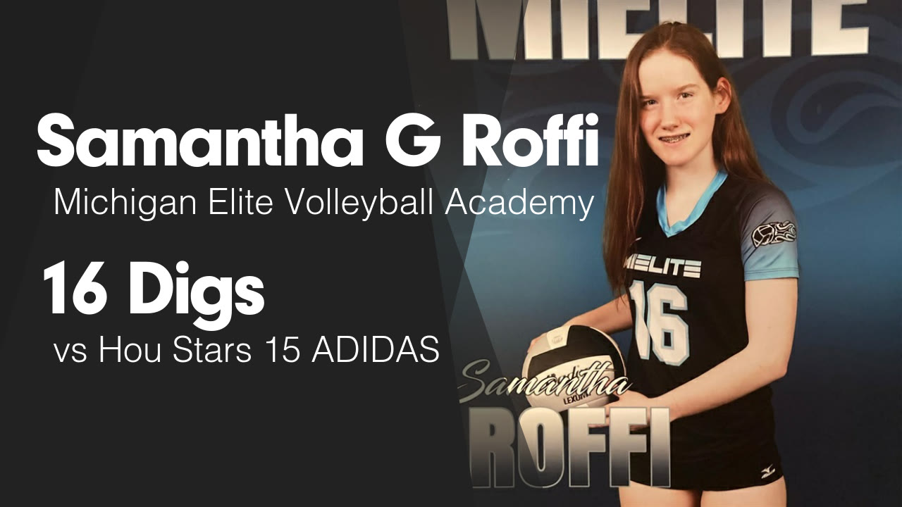 16 Digs vs Hou Stars 15 ADIDAS - Samantha Roffi highlights - Hudl