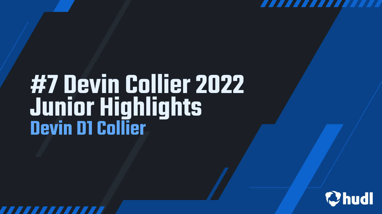 #7 Devin Collier 2022 Junior Highlights - Devin D1 Collier highlights ...