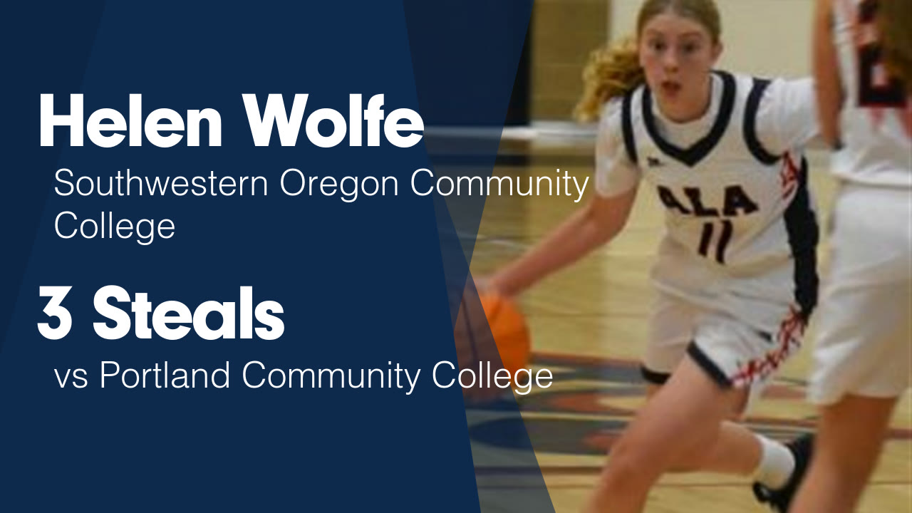 3 Steals vs Portland Community College - Helen Wolfe highlights - Hudl