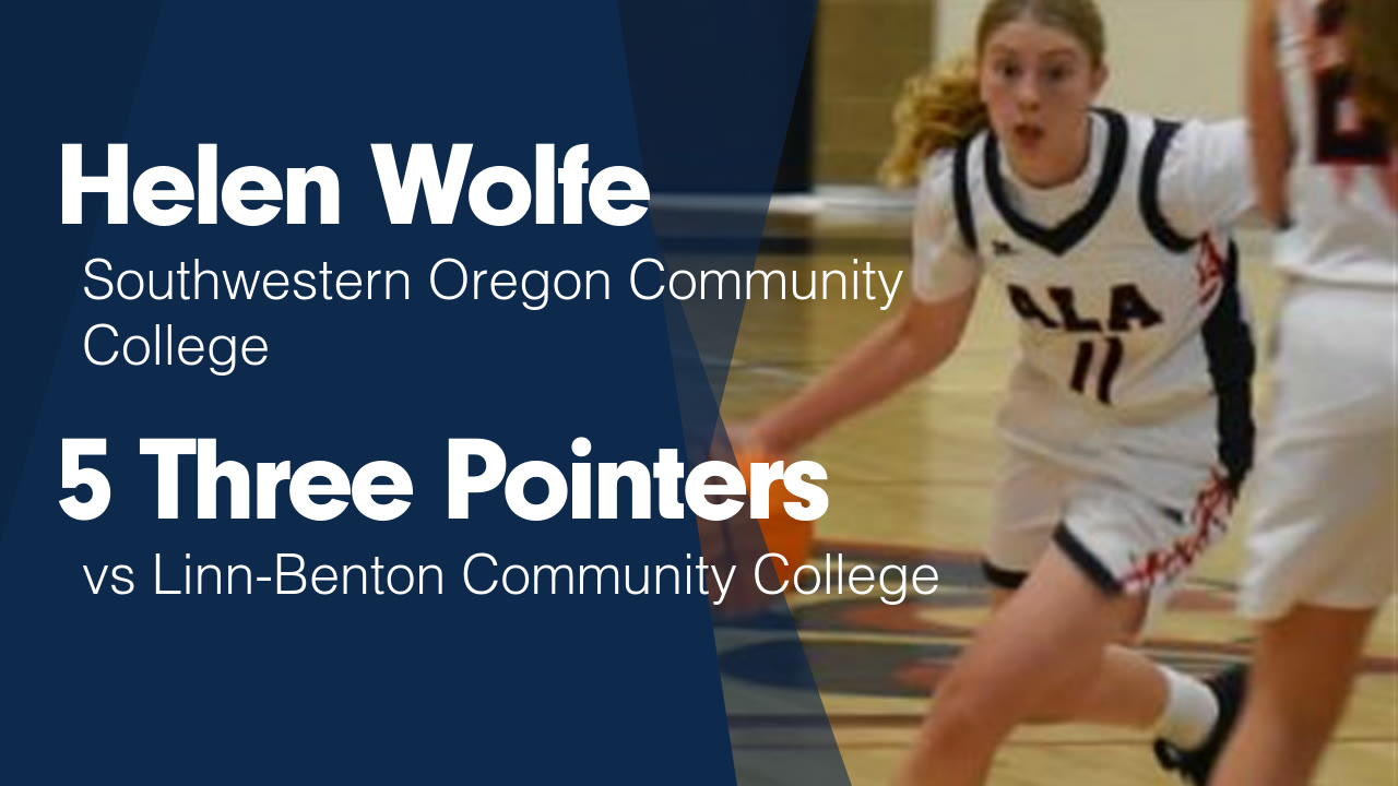 5 Three Pointers vs Linn-Benton Community College - Helen Wolfe highlights - Hudl