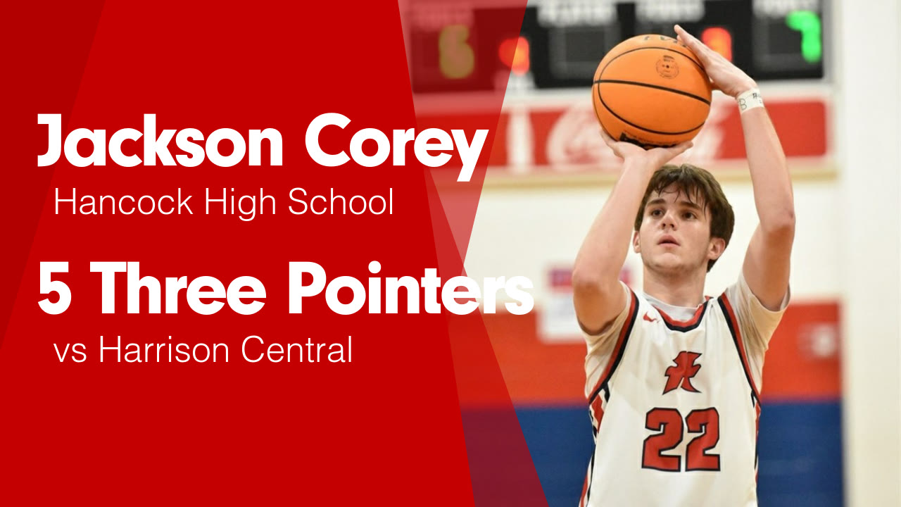 5 Three Pointers vs Harrison Central - Jackson Corey highlights - Hudl