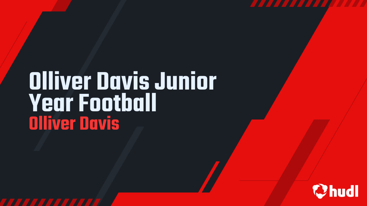 Olliver Davis Junior Year Football - Olliver Davis highlights - Hudl