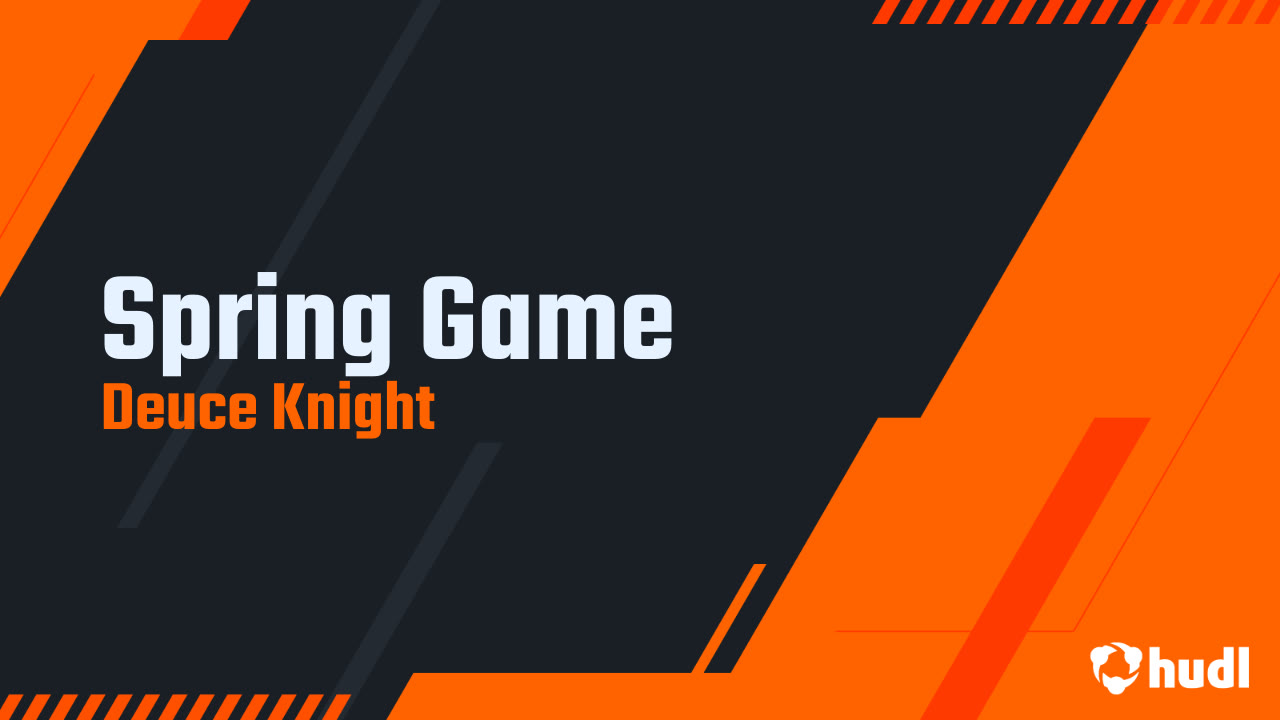 Spring Game - Deuce Knight highlights - Hudl