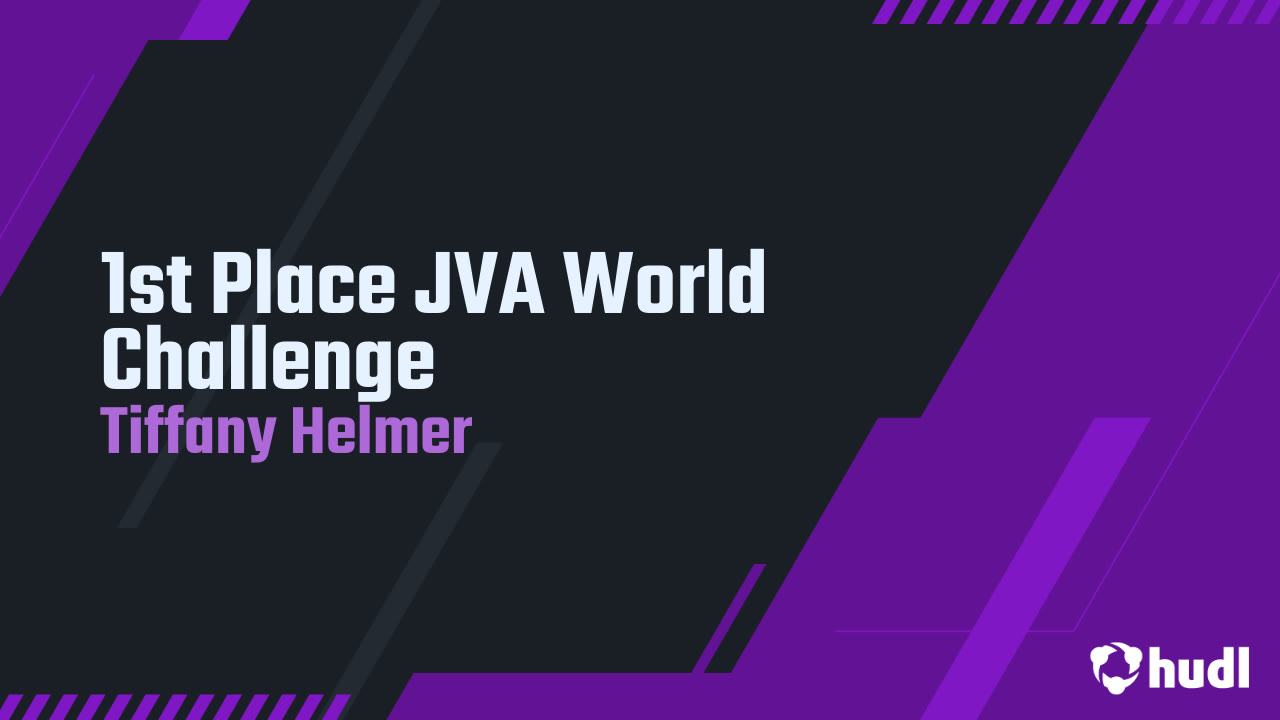 1st Place JVA World Challenge - Tiffany Helmer highlights - Hudl