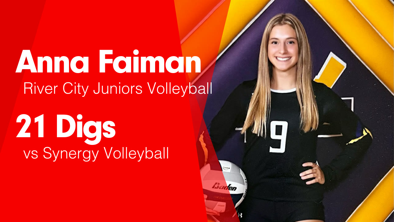 21 Digs vs Synergy Volleyball - Anna Faiman highlights - Hudl