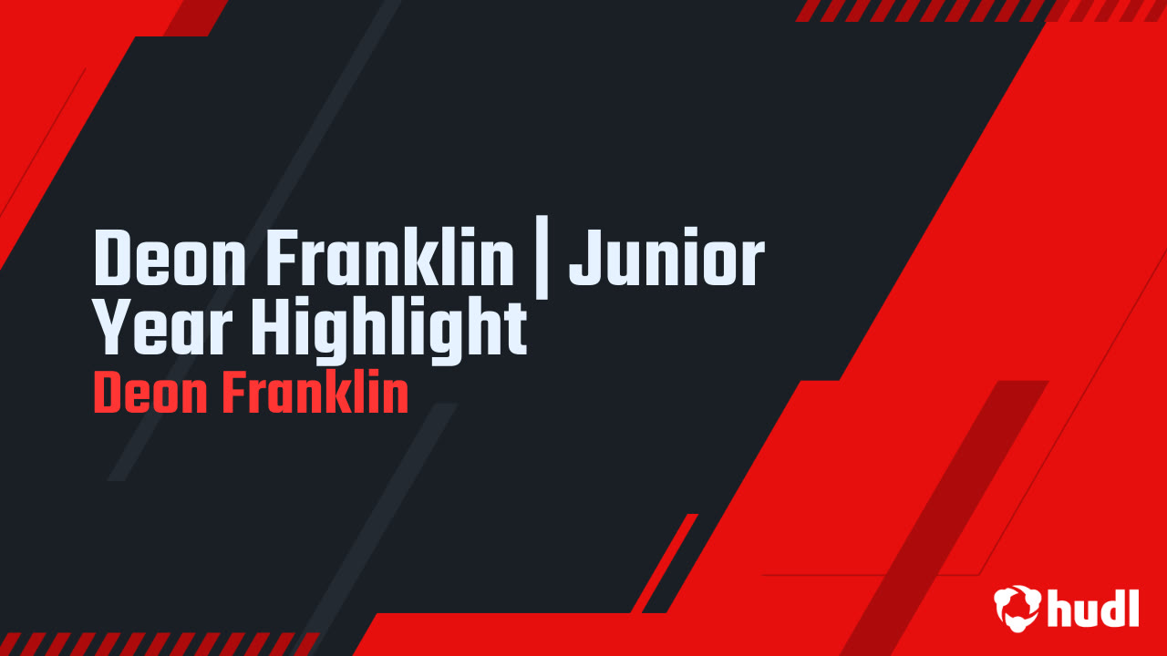Deon Franklin | Junior Year Highlight - Deon Franklin highlights - Hudl
