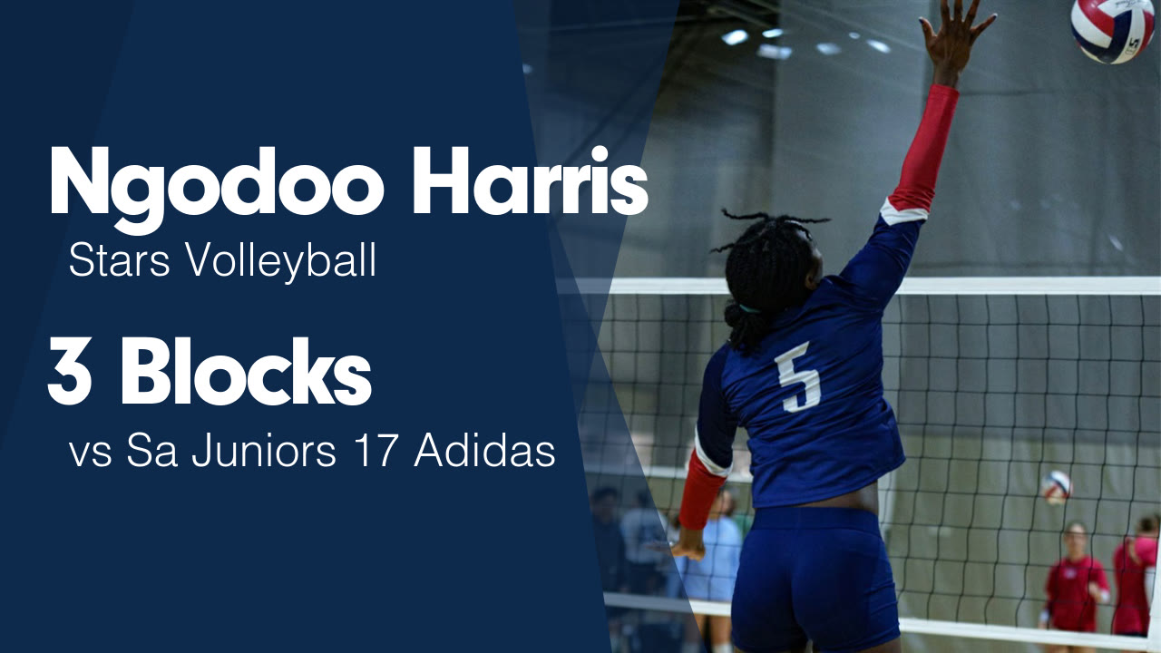3 Blocks vs Sa Juniors 17 Adidas - Ngodoo Harris highlights - Hudl