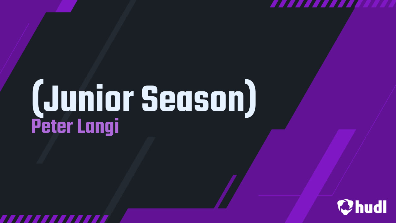 (Junior Season) - Peter Langi highlights - Hudl