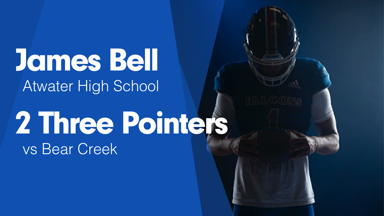 2 Three Pointers vs Bear Creek - James Bell highlights - Hudl