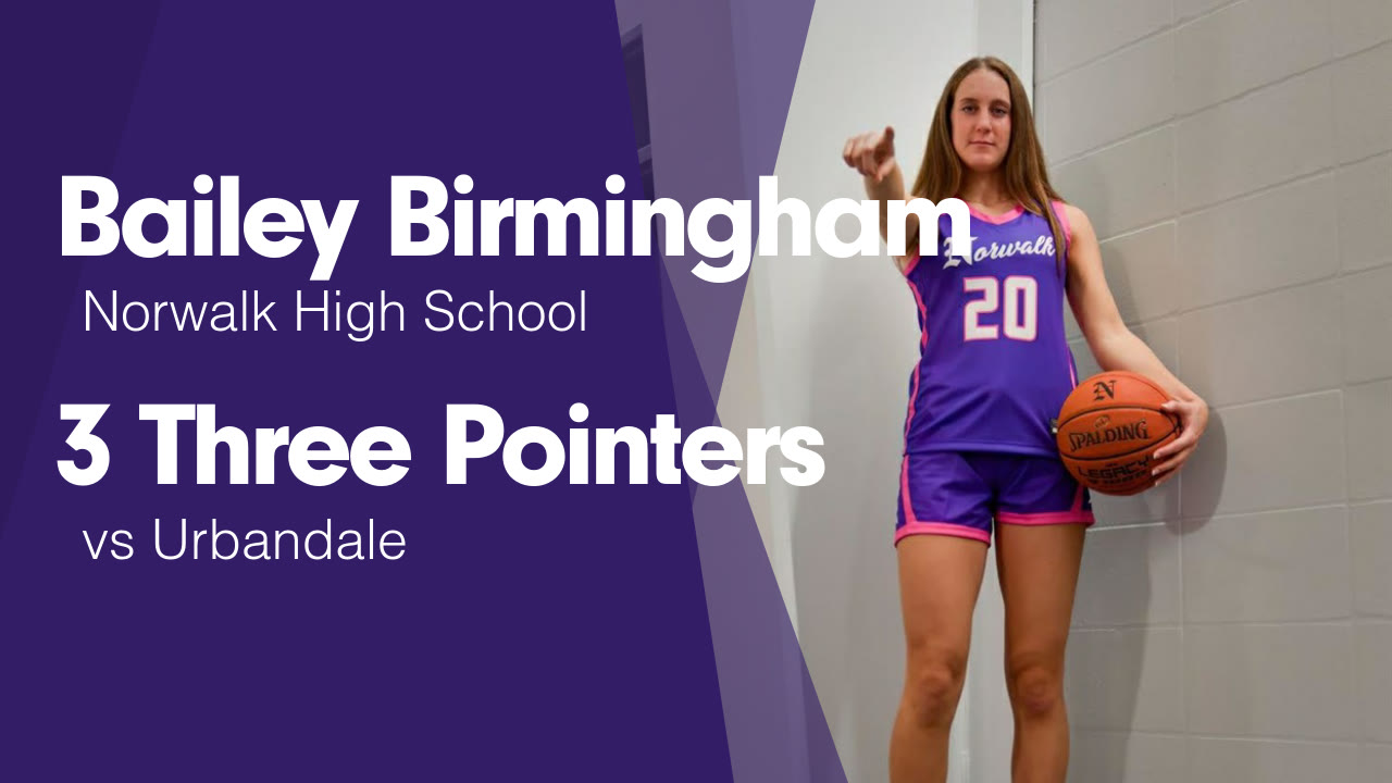 3 Three Pointers vs Urbandale - Bailey Birmingham highlights - Hudl