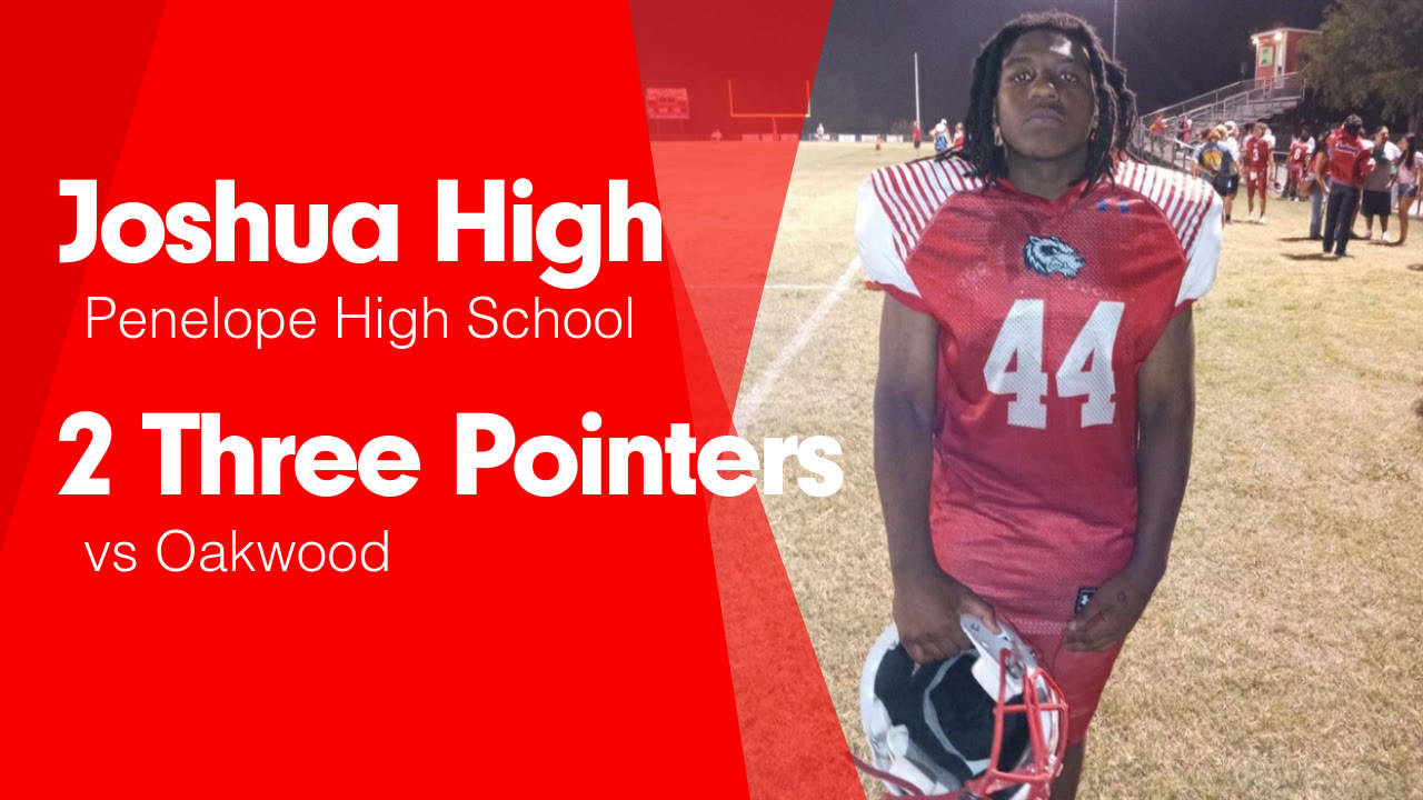 2 Three Pointers vs Oakwood - Joshua High highlights - Hudl