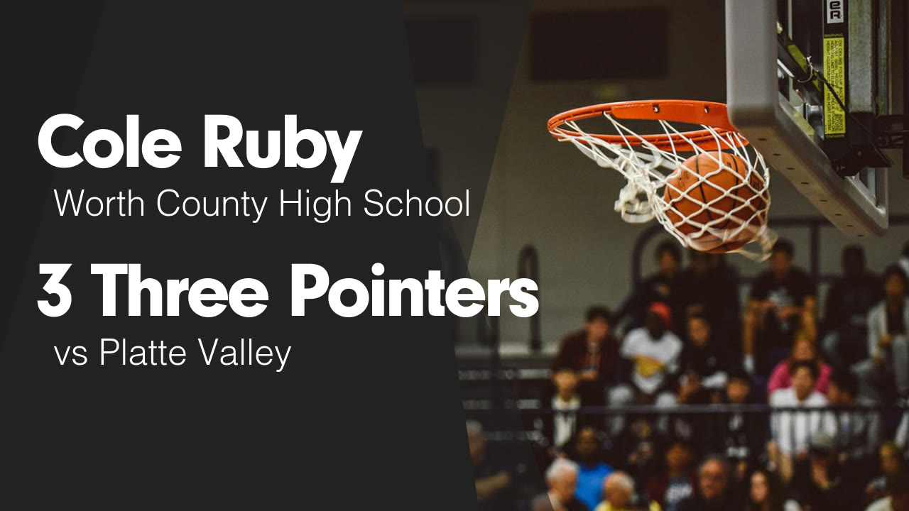 3 Three Pointers vs Platte Valley - Cole Ruby highlights - Hudl