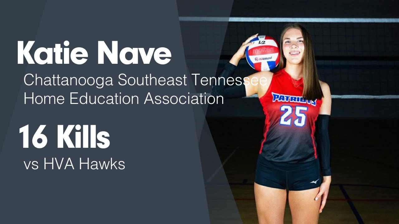 16 Kills vs HVA Hawks - Katie Nave highlights - Hudl