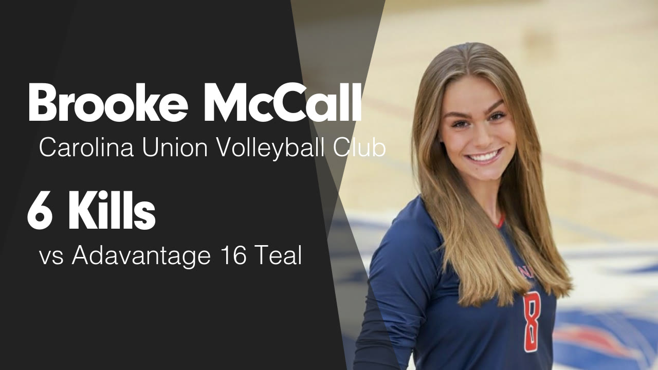 6 Kills vs Adavantage 16 Teal - Brooke McCall highlights - Hudl