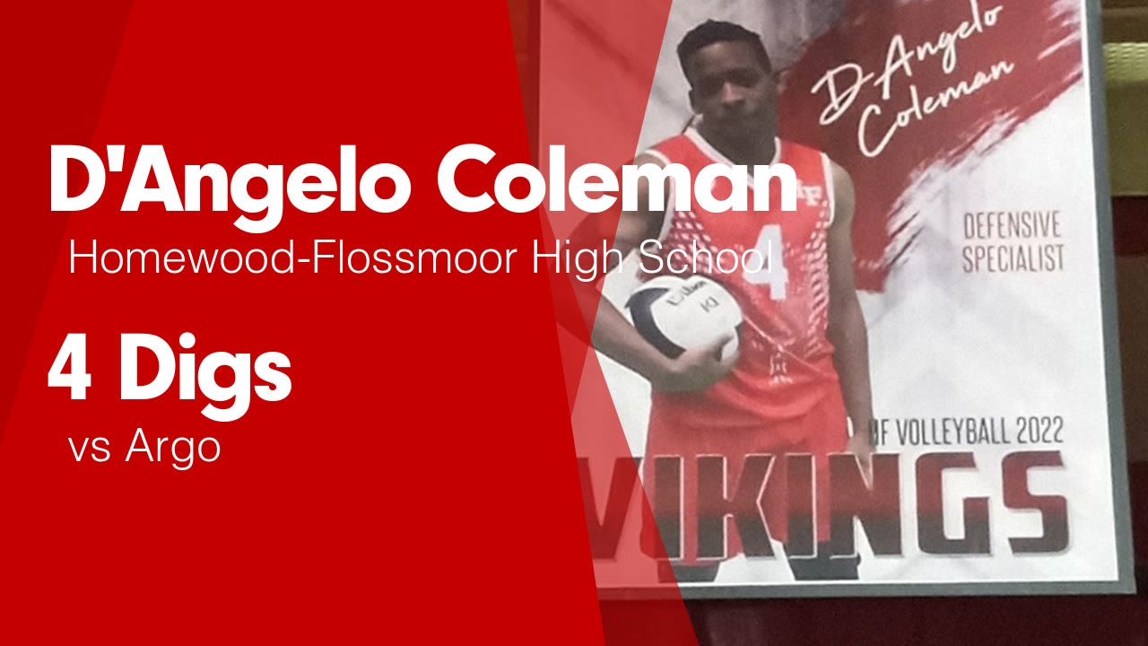 4 Digs vs Argo - D'Angelo Coleman highlights - Hudl