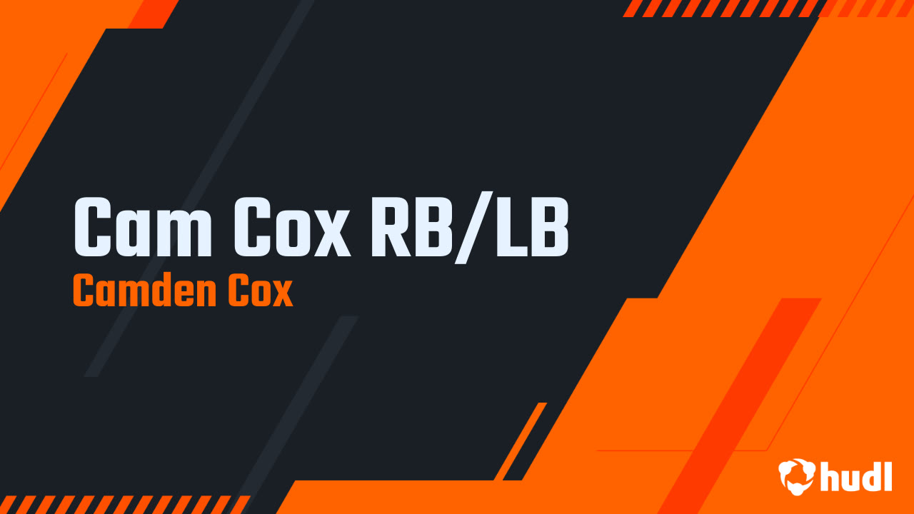 Cam Cox RB/LB - Camden Cox highlights - Hudl