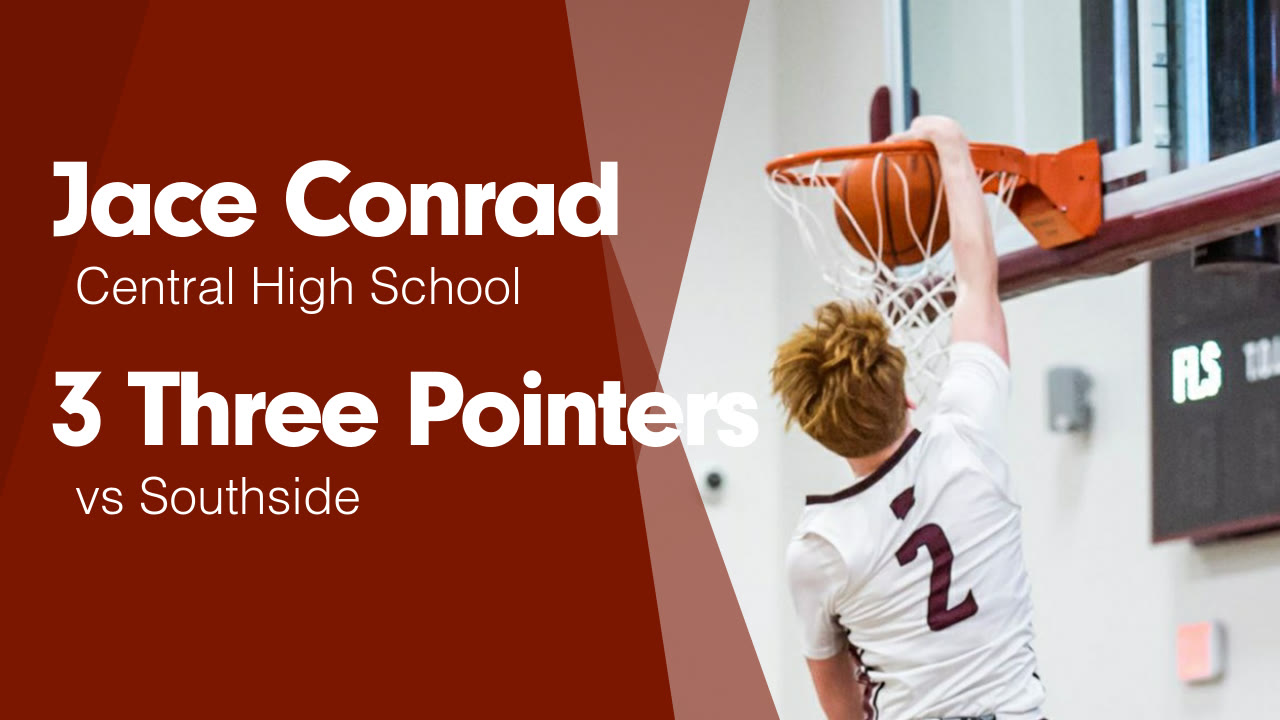 3 Three Pointers vs Southside - Jace Conrad highlights - Hudl
