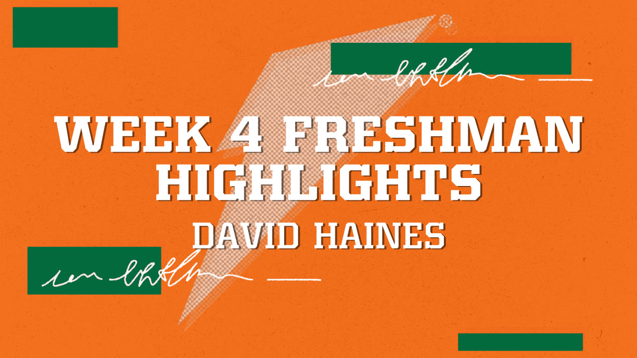 Week 4 Freshman Highlights - David Haines highlights - Hudl