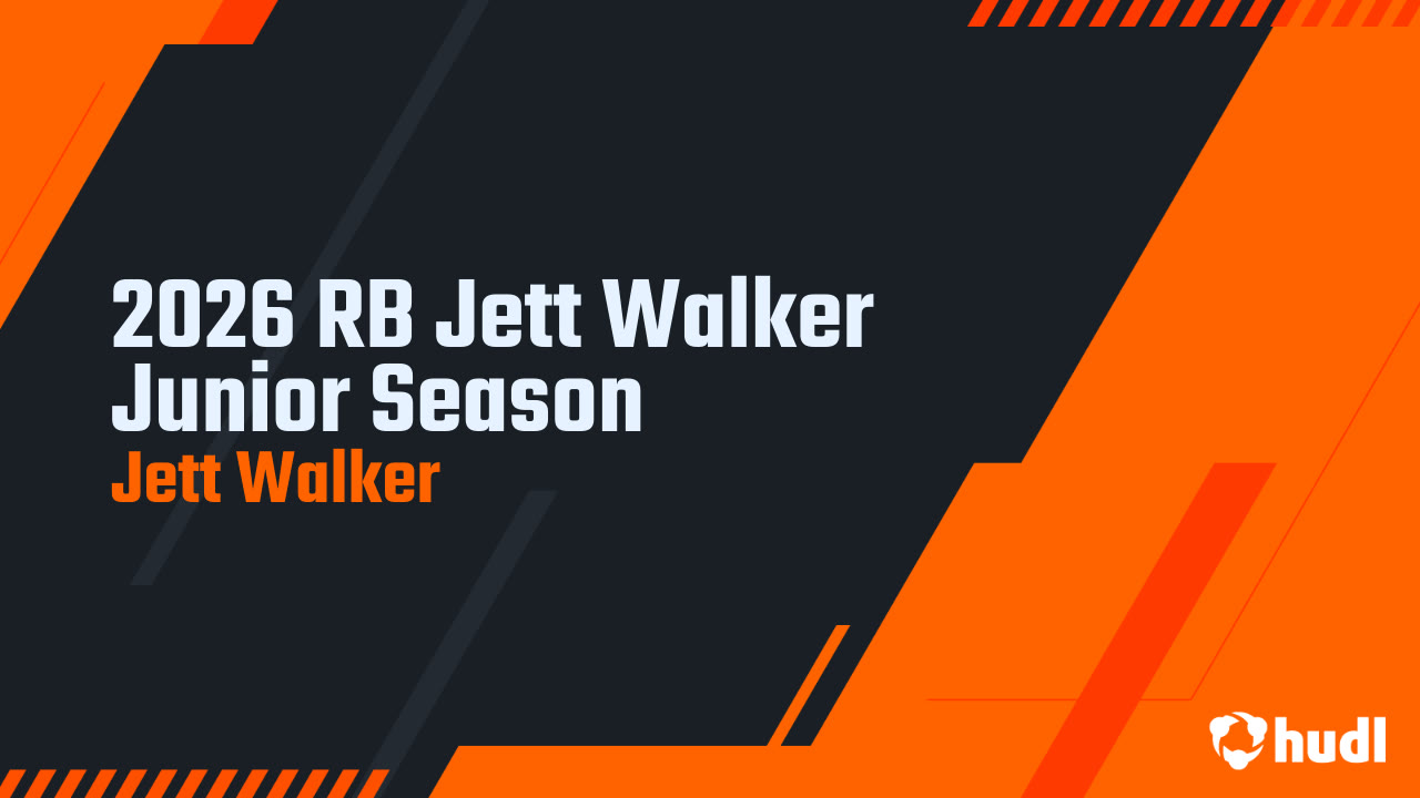 2026 RB Jett Walker Junior Season - Jett Walker highlights - Hudl