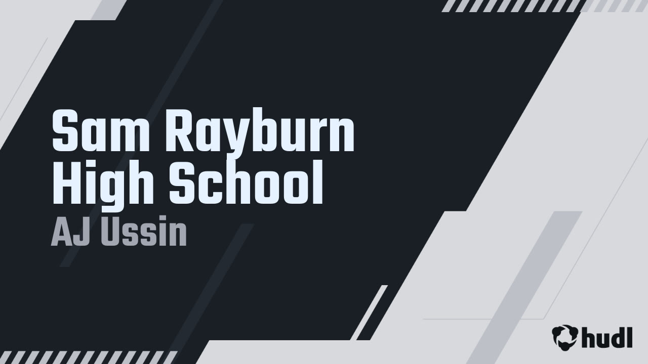 Sam Rayburn High School - AJ Ussin highlights - Hudl