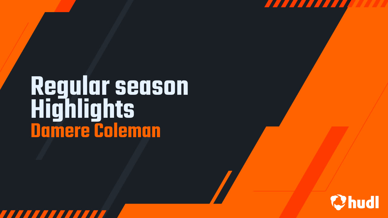 Regular season Highlights - Damere Coleman highlights - Hudl