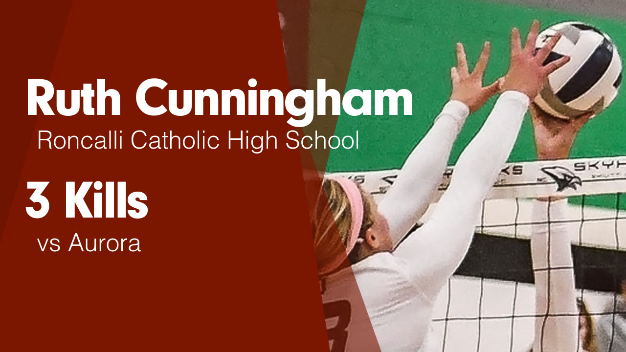 3 Kills vs Aurora - Ruth Cunningham highlights - Hudl