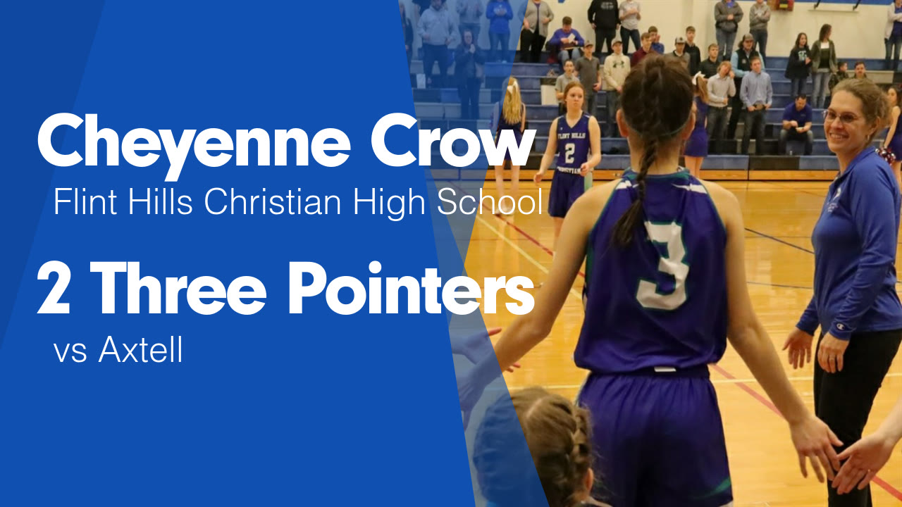 2 Three Pointers vs Axtell - Cheyenne Crow highlights - Hudl