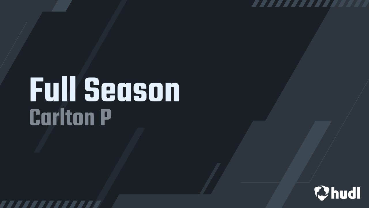 Full Season - Carlton P highlights - Hudl