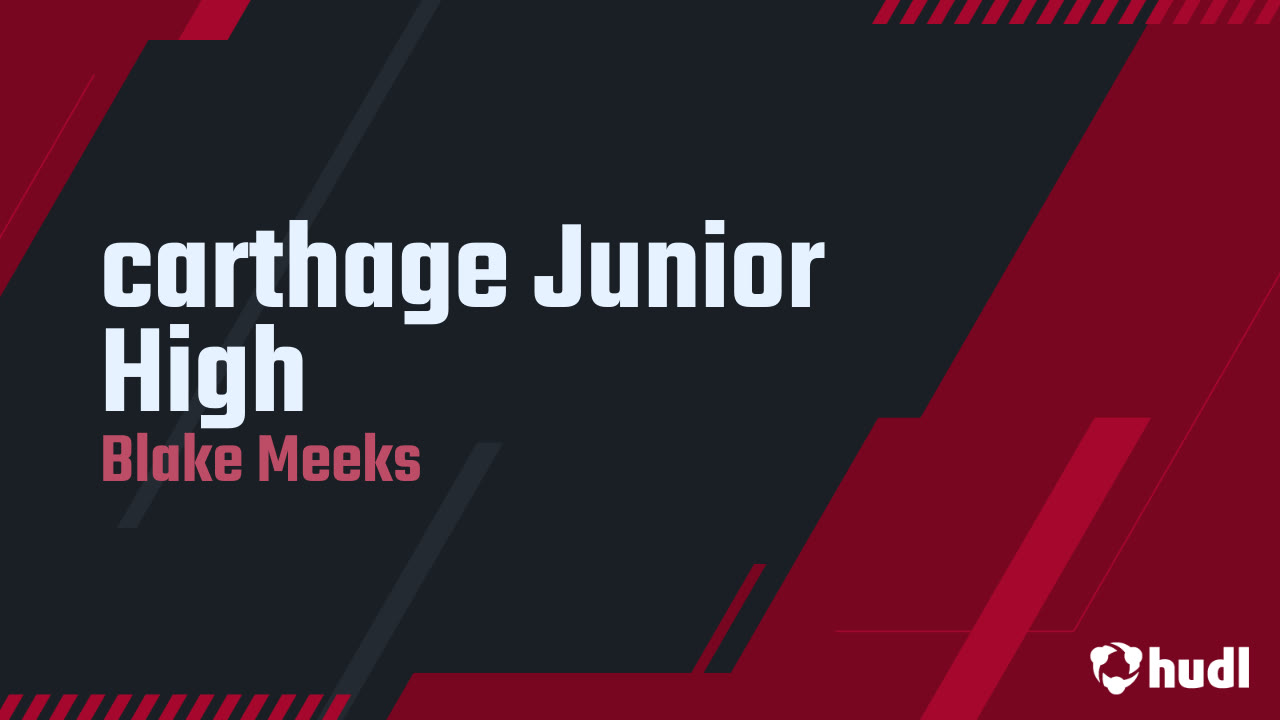 carthage Junior High - Blake Meeks highlights - Hudl