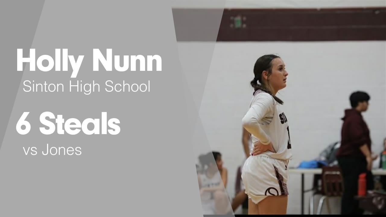 6 Steals vs Jones - Holly Nunn highlights - Hudl