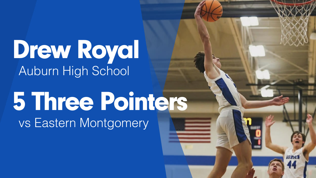 5 Three Pointers vs Eastern Montgomery - Drew Royal highlights - Hudl