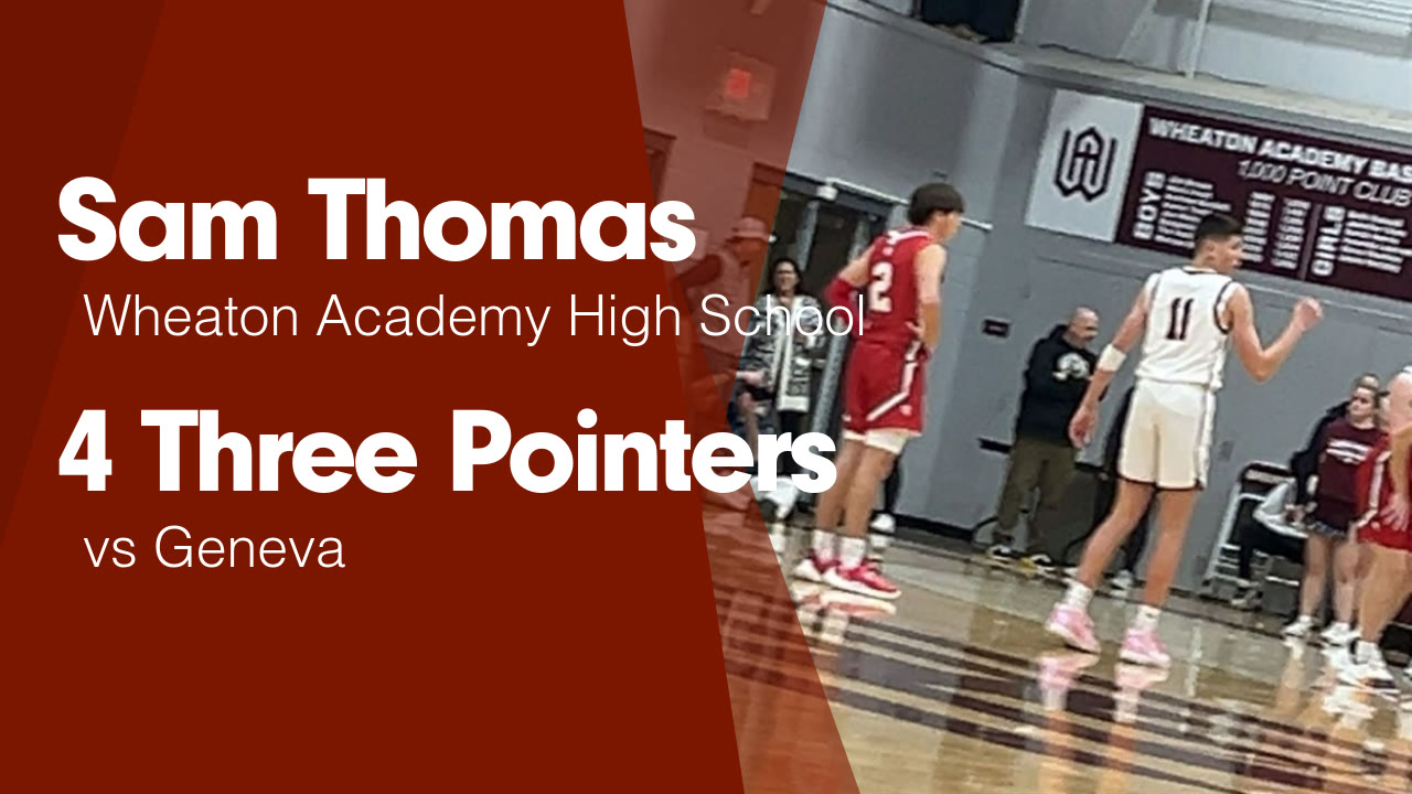 4 Three Pointers vs Geneva - Sam Thomas highlights - Hudl