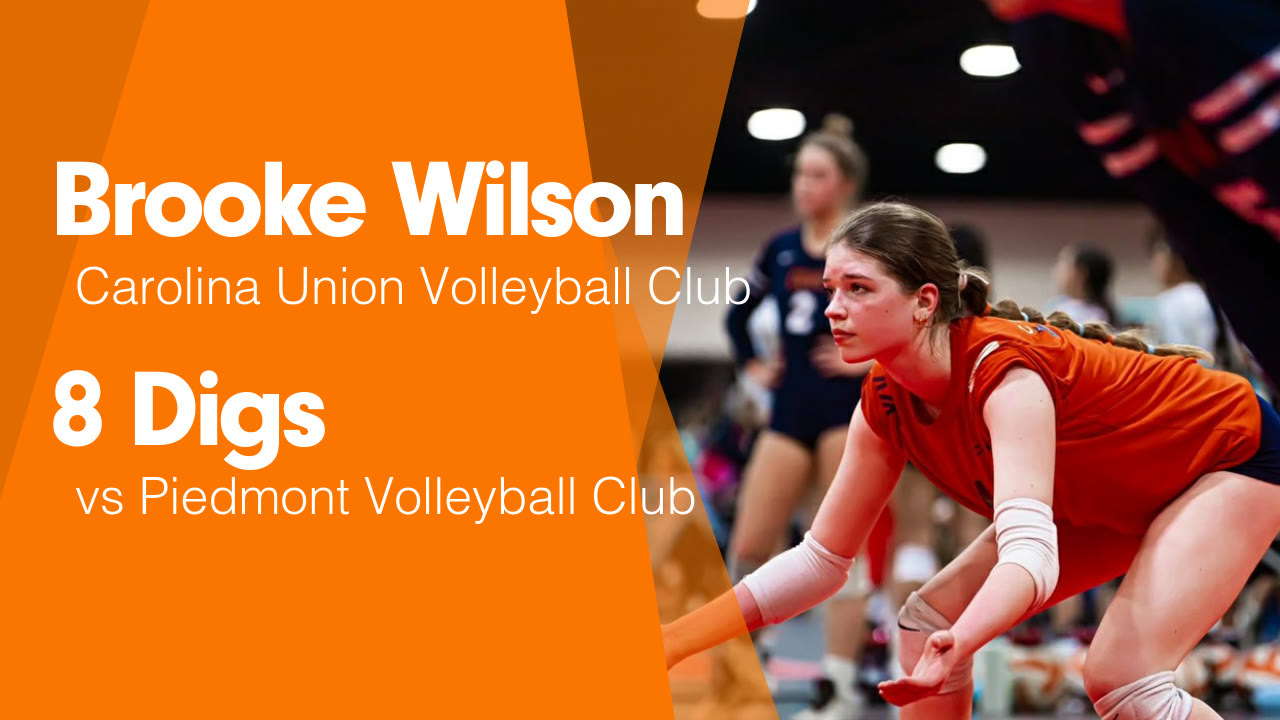 8 Digs vs Piedmont Volleyball Club - Brooke Wilson highlights - Hudl