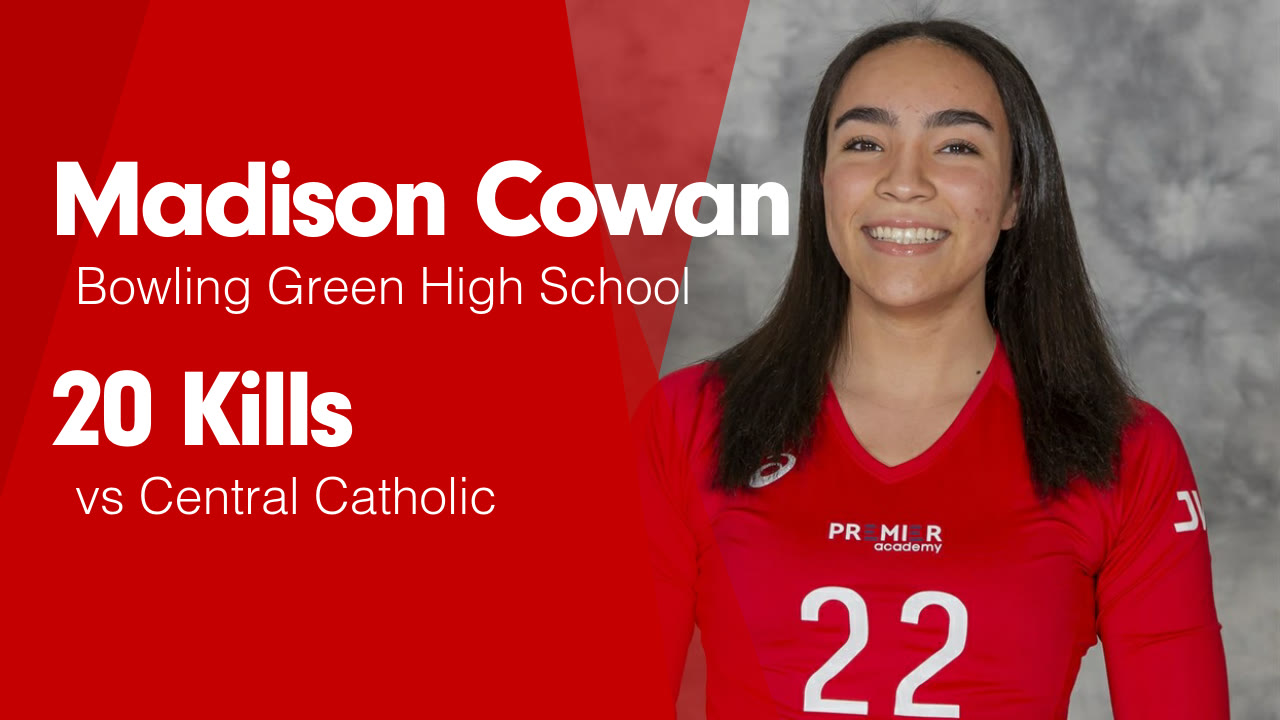 20 Kills vs Central Catholic - Madison Cowan highlights - Hudl
